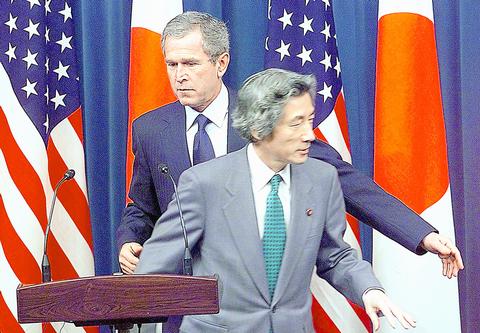 Bush backs Koizumi while targeting `axis' - Taipei Times
