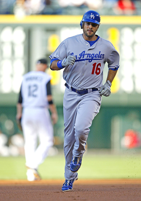 Dodgers build on Ethier blasts to frustrate Rockies - Taipei Times