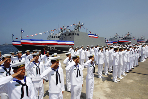 New missile boats enter service - Taipei Times