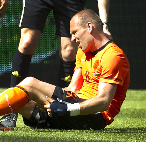 2010 FIFA WORLD CUP: Robben becomes latest injury doubt - Taipei Times