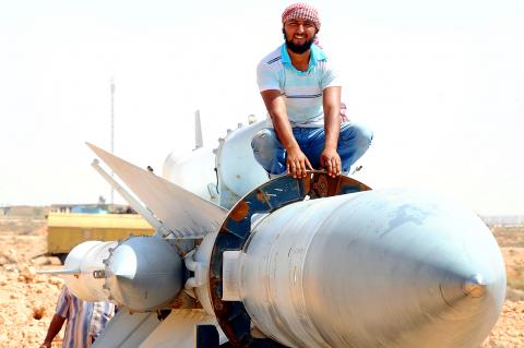 Libyan oasis town in the balance - Taipei Times