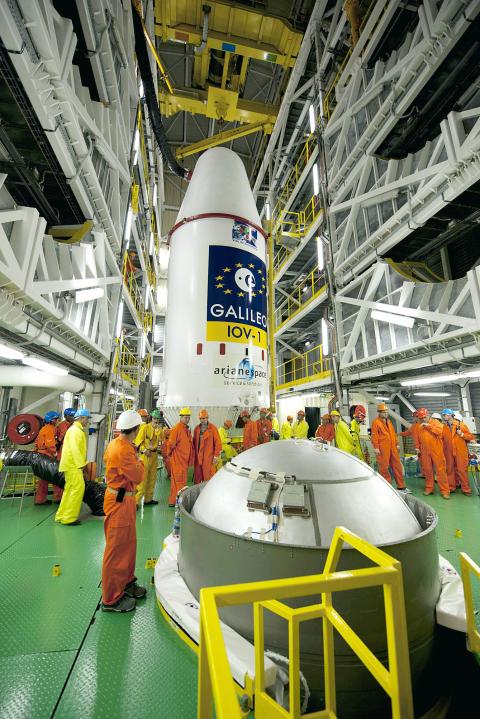 High stakes ride on Soyuz rocket launch from Kourou - Taipei Times