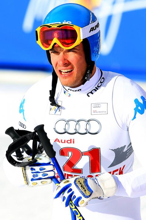 Italian skier Innerhofer finds his inner Tomba - Taipei Times