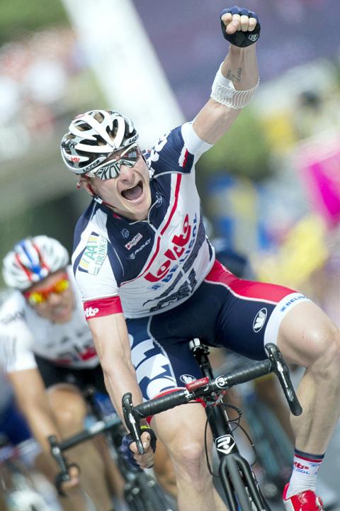 Greipel claims his third stage victory - Taipei Times