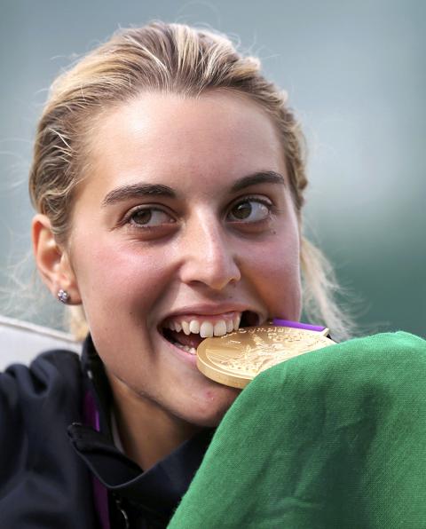 London 2012 Olympics: Italian policewoman one shot from perfection ...