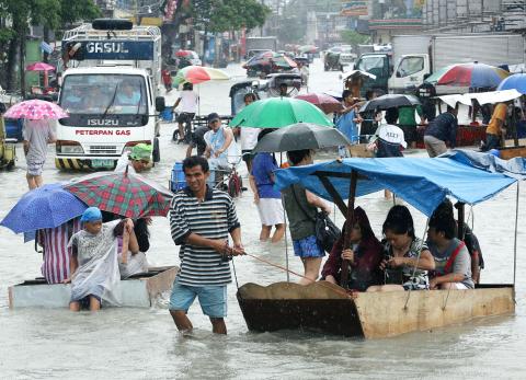 Asian economies most at risk from natural hazards - Taipei Times