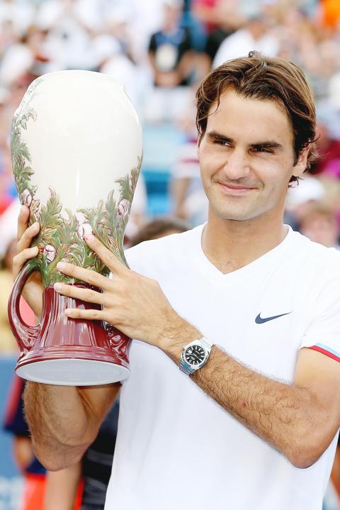 Roger Federer targets record sixth US Open - Taipei Times