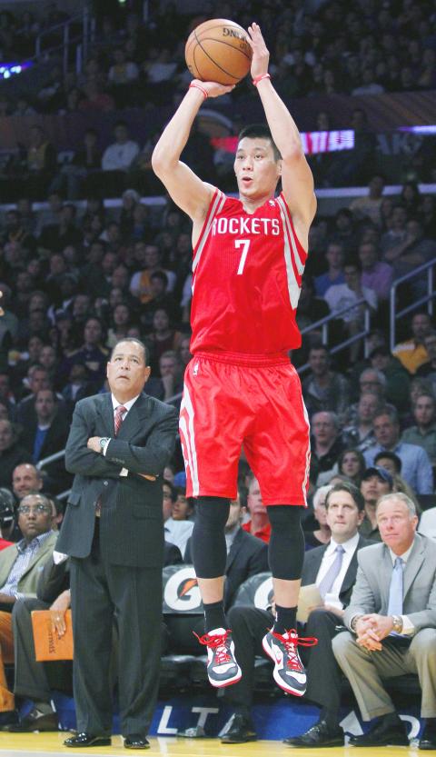 NBA: Lakers ground Jeremy Lin’s Rockets - Taipei Times