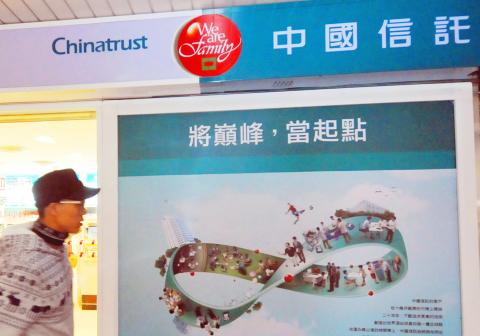 Chinatrust to fortify overseas operations - Taipei Times