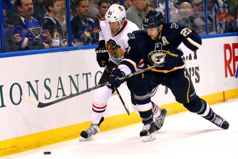 Blackhawks extend streak to 20 with win over Blues - Taipei Times