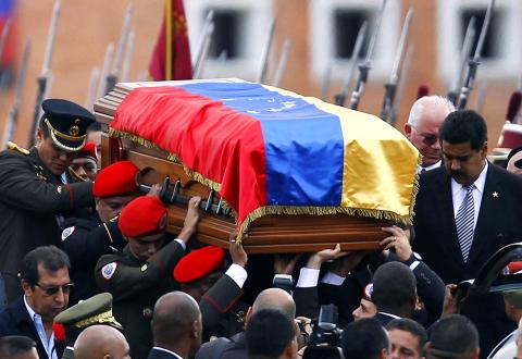 Hugo Chavez laid to rest after final farewell in Caracas - Taipei Times