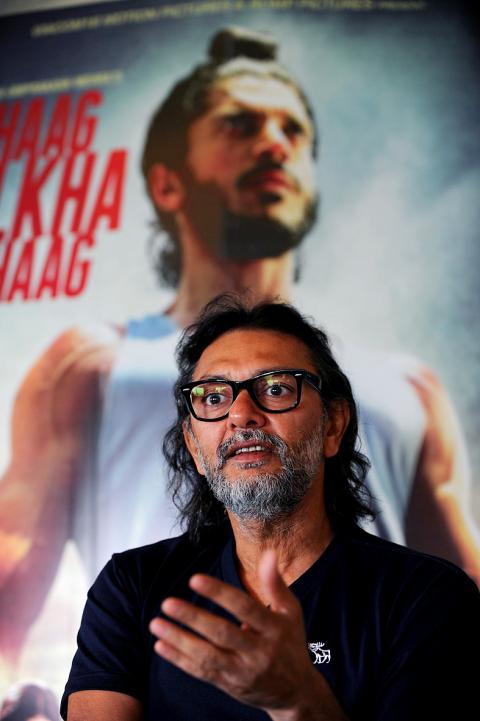 Indian sprint hero Singh inspires Bollywood biopic - Taipei Times