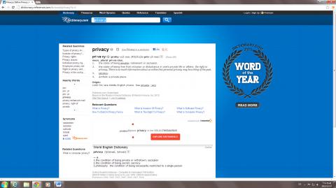 ‘Privacy’ named Dictionary.com’s 2013 word of the year 「隱私」獲選為 ...