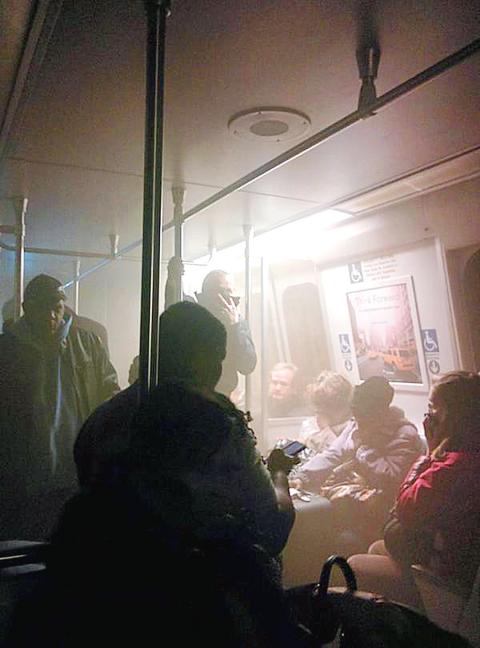 Subway smoke leaves one dead in Washington - Taipei Times