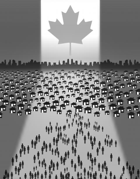 Canadian cities boast minorities as majority - Taipei Times