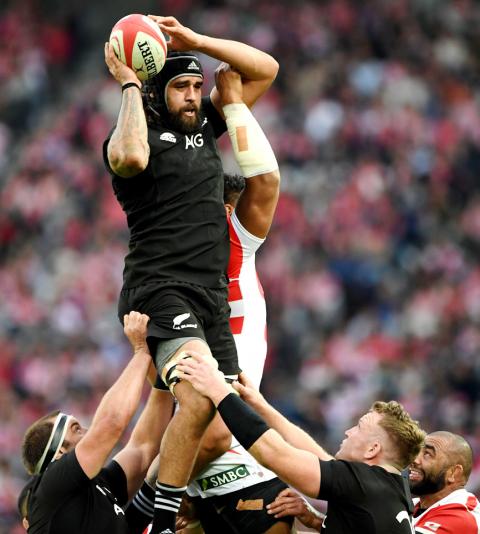 All Blacks’ rampant reserves annihilate Japan in Tokyo - Taipei Times