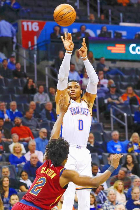 Oklahoma City sweep Cavaliers with 100-83 win - Taipei Times