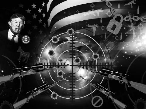 Growing storm threatens US pro-gun lobby’s legendary clout - Taipei Times