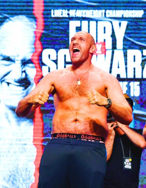 Fury makes Vegas debut - Taipei Times