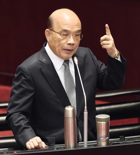 Su likens swine fever to China’s reach - Taipei Times