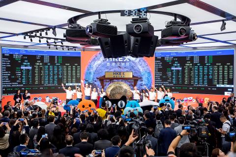 HK opening sees Alibaba shares soar - Taipei Times