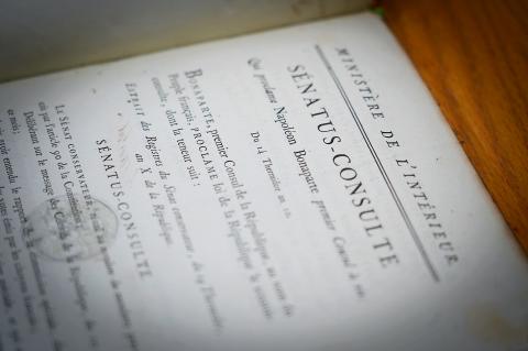 Rare document on Napoleon, other works on display - Taipei Times