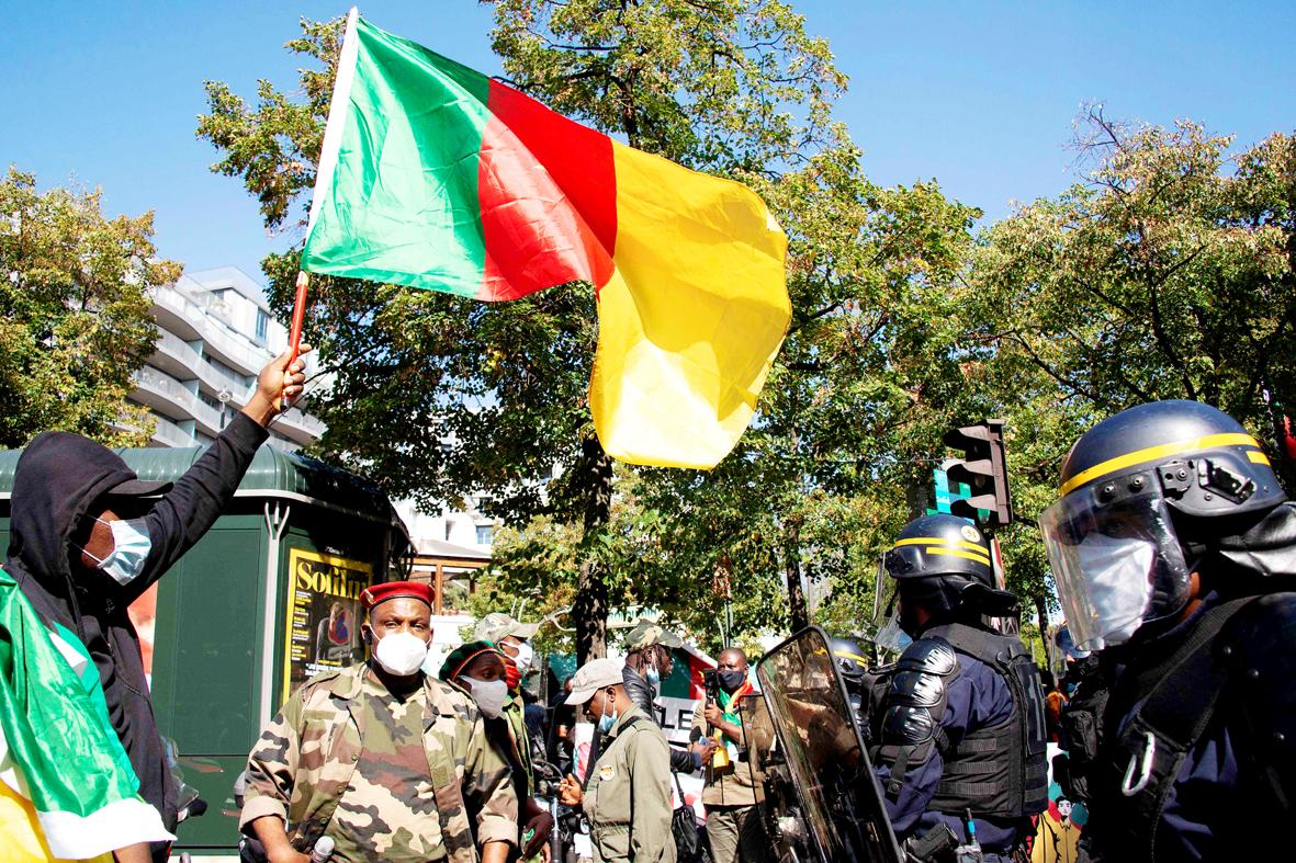 Police quash opposition protests in Cameroon - Taipei Times