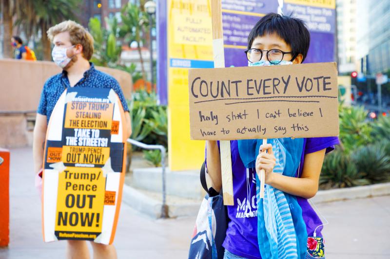 2020 US Elections: ‘Count every vote’: protesters take to streets ...