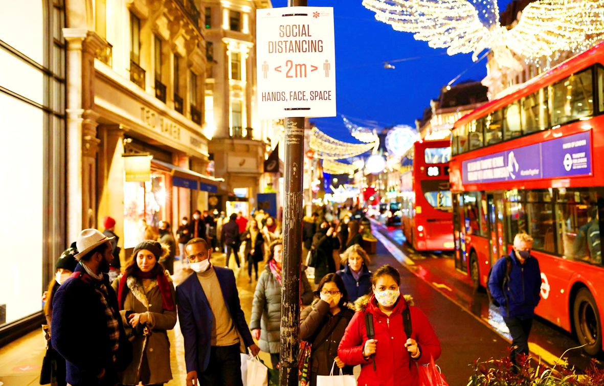 Virus Outbreak: London faces new variant of virus - Taipei Times