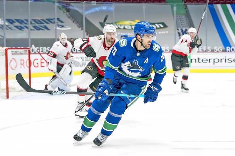Brandon Sutter records a hat-trick for the Canucks - Taipei Times