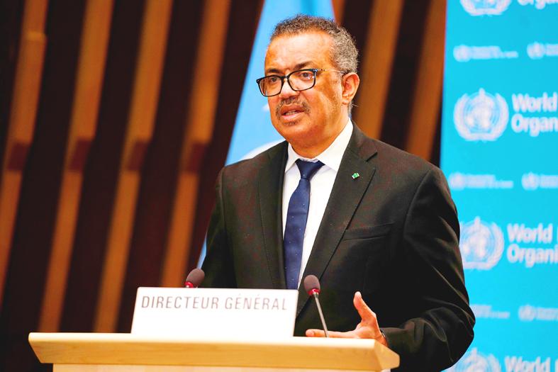 WHO’s Tedros revives theory that virus came from lab - Taipei Times