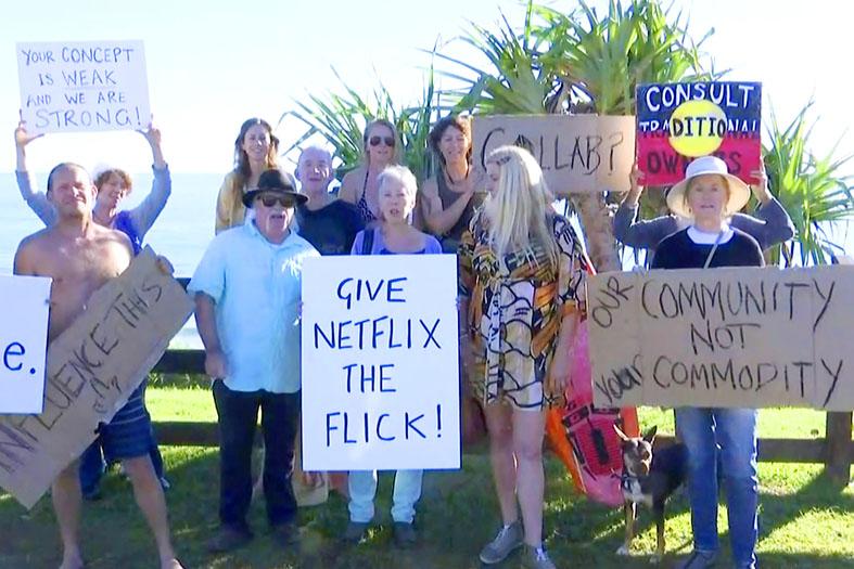 Australia town protests Netflix show - Taipei Times