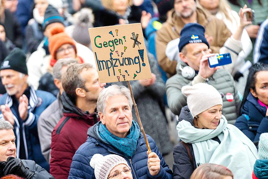Covid-19: Austrians not vaccinated begin lockdown in EU first - Taipei ...