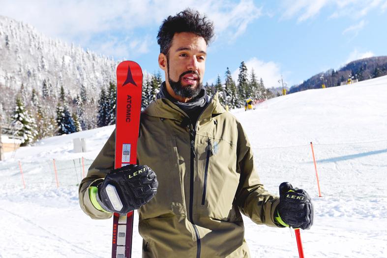 Jamaican beats the odds to qualify for giant slalom - Taipei Times