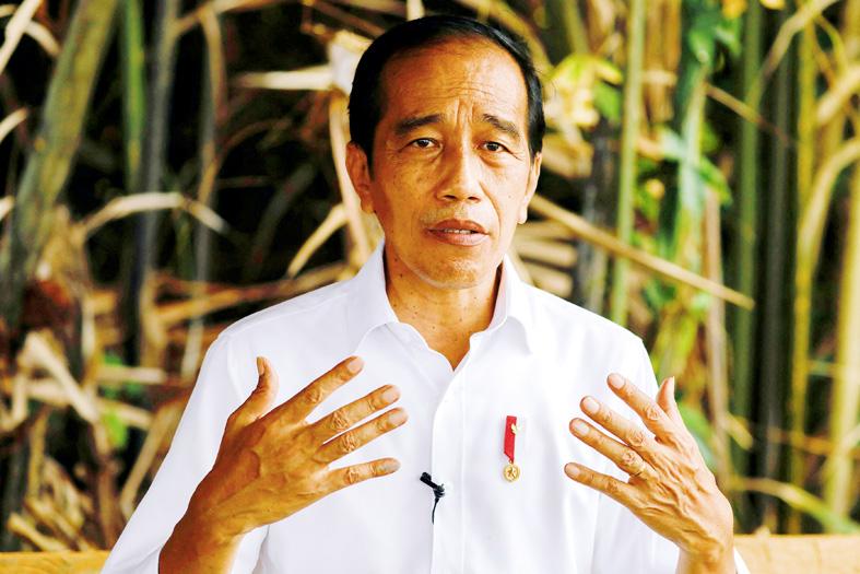 Indonesia’s Widodo quashes talk of wanting a new term - Taipei Times