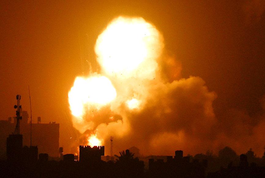Israel downs Palestinian rocket - Taipei Times