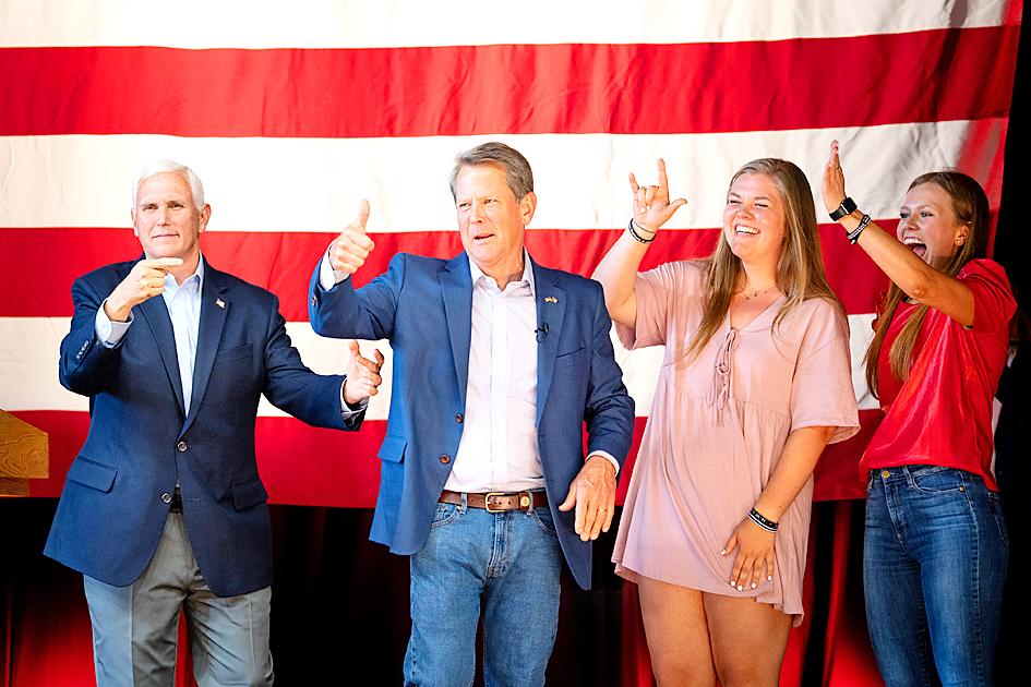 Trump’s bid to reshape party faces Georgia hurdle - Taipei Times