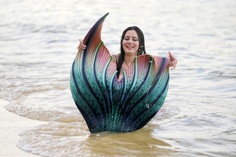Fin-tastic! Growing ‘mermaiding’ subculture makes a splash - Taipei Times