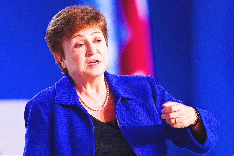 IMF chief ‘cannot rule out’ possible global recession - Taipei Times