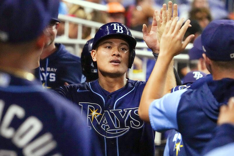Rays designate Taiwan’s Yu Chang for assignment - Taipei Times