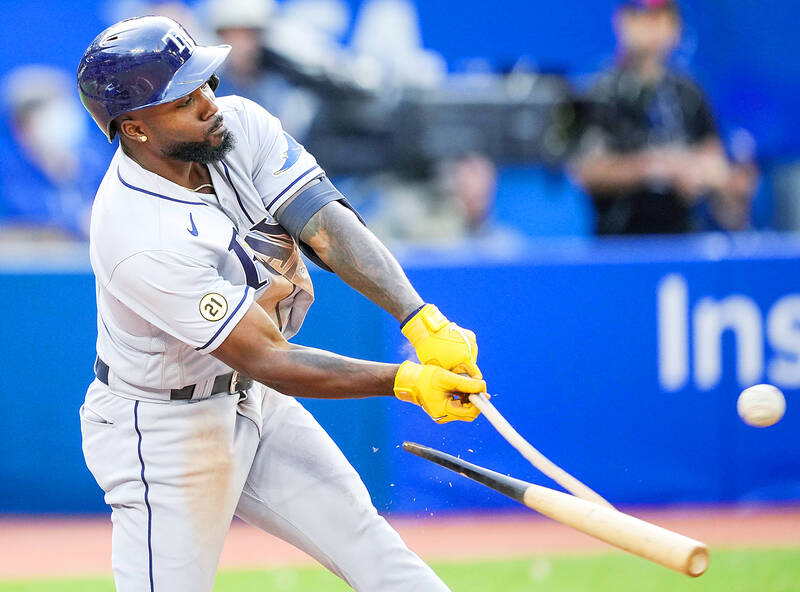 Rays start 9 Latin Americans in win - Taipei Times