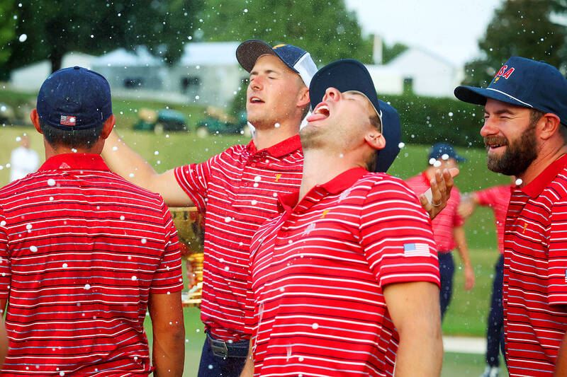 Presidents Cup win boosts US confidence for Ryder - Taipei Times