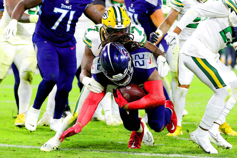 Titans hand the Packers another frustrating defeat - Taipei Times