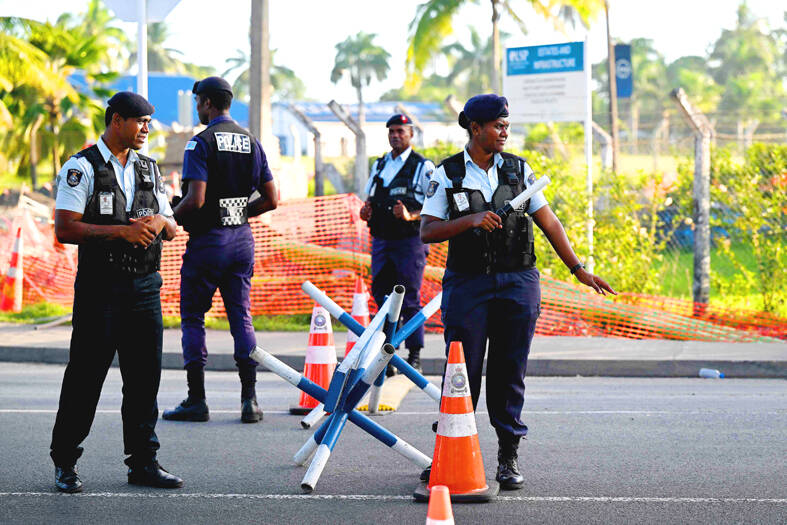 Fiji PM deploys troops after election loss - Taipei Times