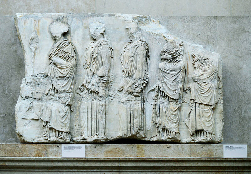 British Museum in talks over Parthenon marbles - Taipei Times