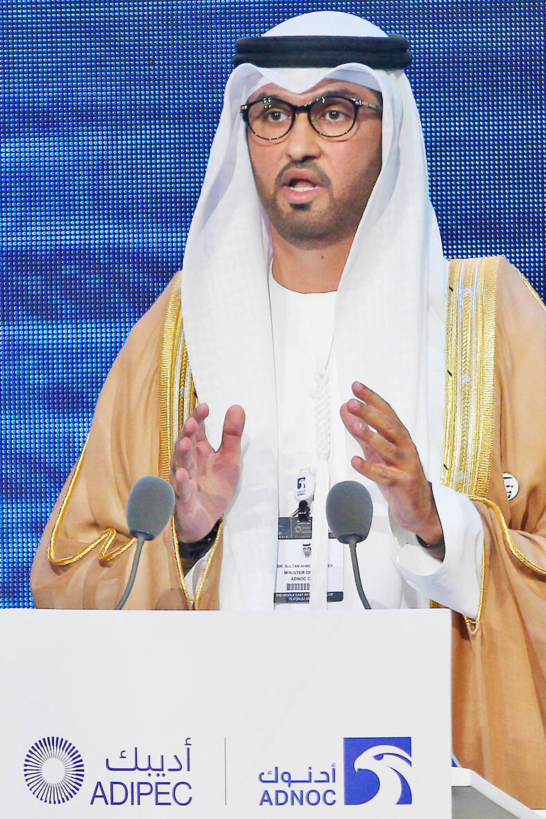 UAE names an oil executive to lead COP28 summit - Taipei Times