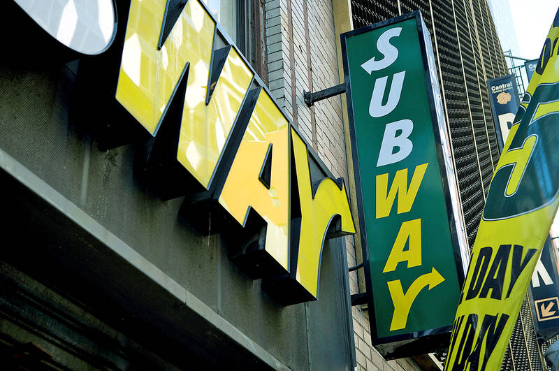 Subway weighs sale that may top US$10bn: source - Taipei Times