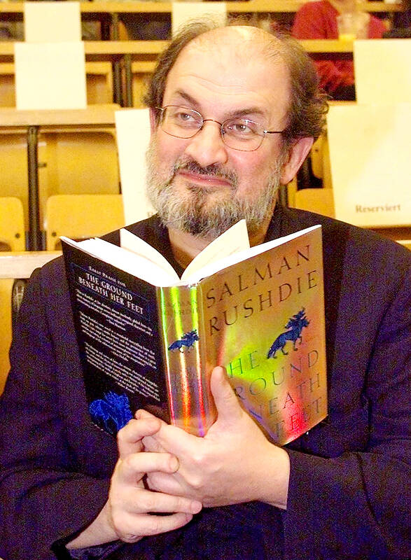 Rushdie releases novel, six months after knife attack - Taipei Times