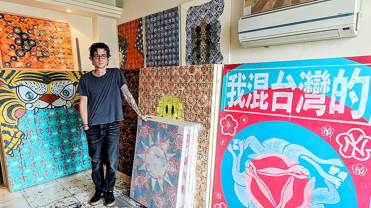 American artist ‘bound to Taiwan’ - Taipei Times
