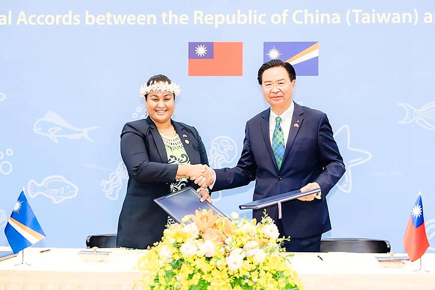 Marshall Islands hopes for deeper exchanges - Taipei Times